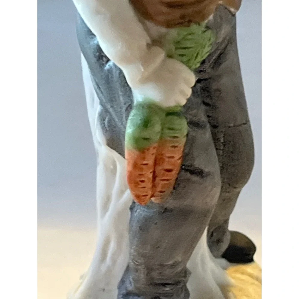 Accents | Vintage Porcelain Farmer Figurine With Carrots Rustic ...